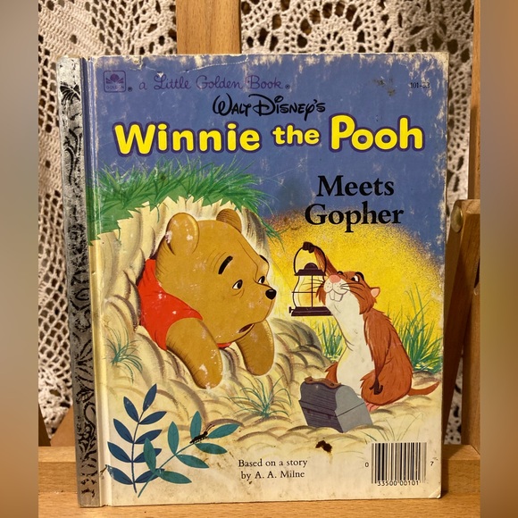 Other | Winnie The Pooh Meets Gopher Little Golden Books Childrens Book ...
